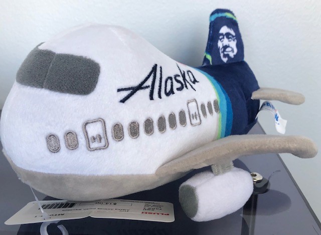 Alaska Airlines Plush Jet – Alaska Aviation Museum